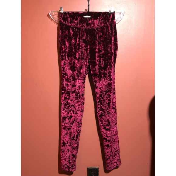 Wet Seal | Pants & Jumpsuits | Deep Red Velvet Pants Smmd | Poshmark